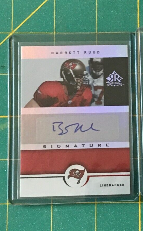 Barrett Ruud 2005 Upper Deck Reflections Signature #SR-BR Rookie Auto ...