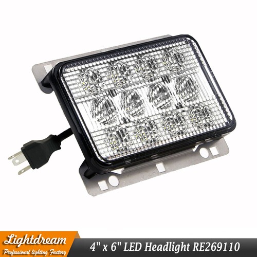 4x6 60W Led Front Headlights For AGCO Allis Tractors: 9130, 9150, 9170 ...