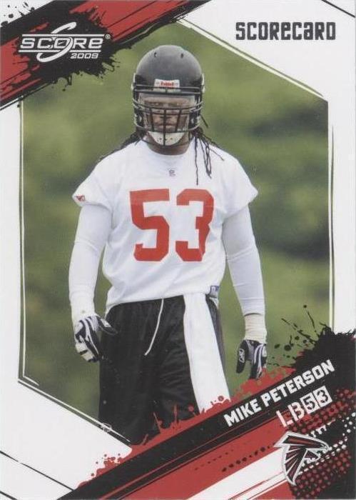 2009 Score - Mike Peterson #137 Scorecard /299 for sale online | eBay