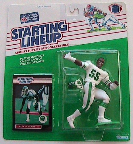 1989 ROOKIE STARTING LINEUP - SLU - NFL - ALEX GORDON - NEW YORK JETS ...