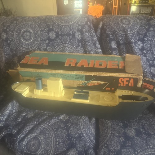 1964 PAYTON SEA RAIDER 34" PLASTIC SHIP/BOAT WITH BOX | eBay