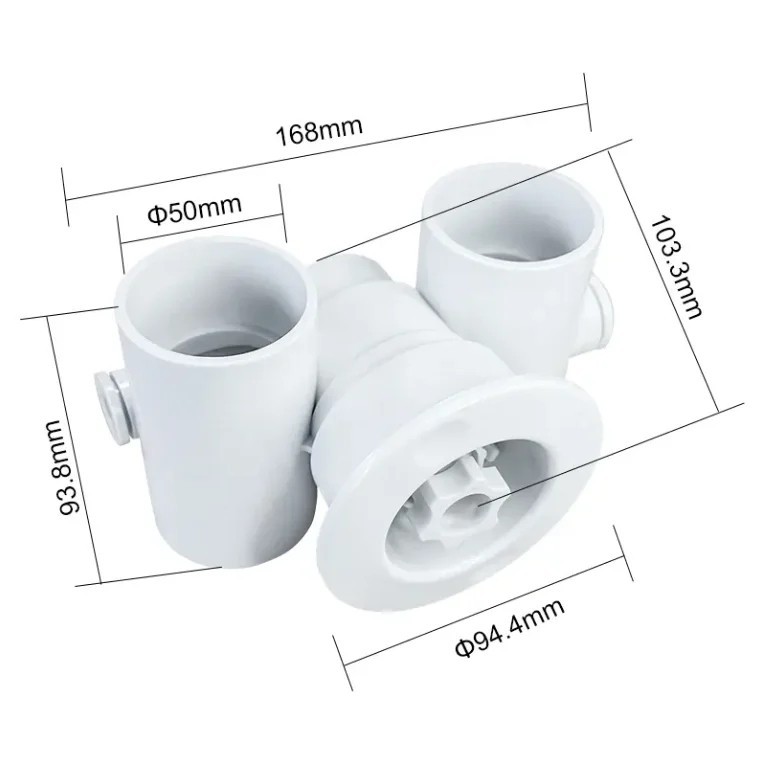 ABS Whirlpool Spa Jet Nozzle Jacuzzi Bath Massage Jet Flow Swimming ...