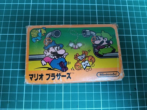 Mario Bros. Brother Famicom First Version 1983 Nintendo Boxed FC NES ...