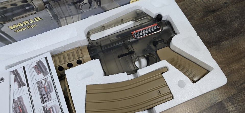 Airsoft Colt M4 - 1911 Pistol Combo Ops Kit Spring Powered New Open Box ...