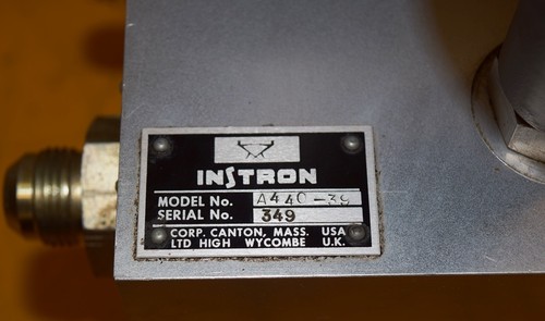 Instron A440-39 20 GPM 3340-111 Hydraulic Service Fluid Control ...