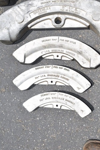 Greenlee 884 1-1/4" - 4" One-Shot 90°s Rigid Conduit Bender without ...