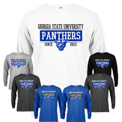 Georgia State University GSU Panthers Since 1913 Bar Mascot Long Sleeve ...