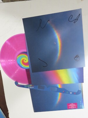 Coldplay MOON MUSiC Signed Record LP Vinyl First Edition Pink | eBay