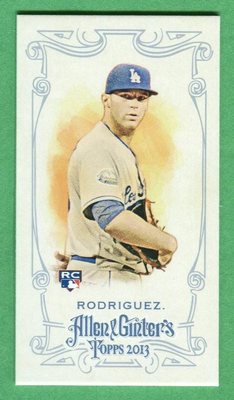 2013 Topps Allen & Ginter PACO RODRIGUEZ MINI RED BACK Dodgers 07/25 | eBay