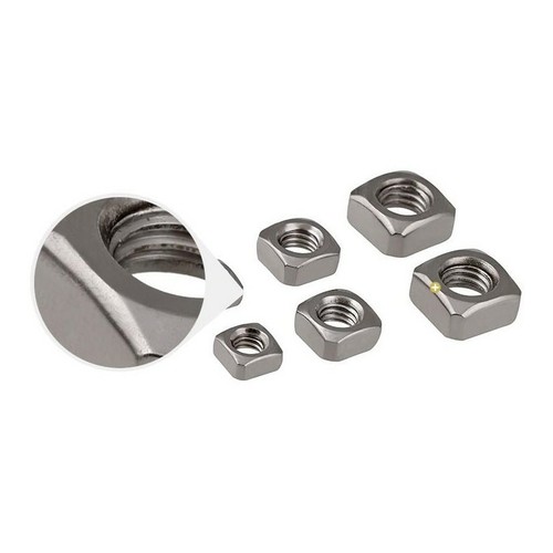 M3 M4 M6 M8 M10 M12 304/316/201 Stainless steel quartet nuts Square ...