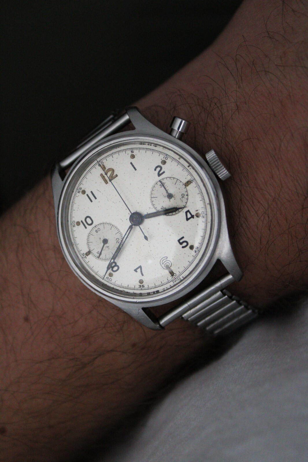 Series 1 Lemania HS9 Fleet Air Arm Military Chronograph c.1945 | eBay