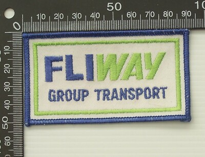 VINTAGE FLIWAY GROUP TRANSPORT EMBROIDERED UNIFORM PATCH CLOTH SEW-ON ...