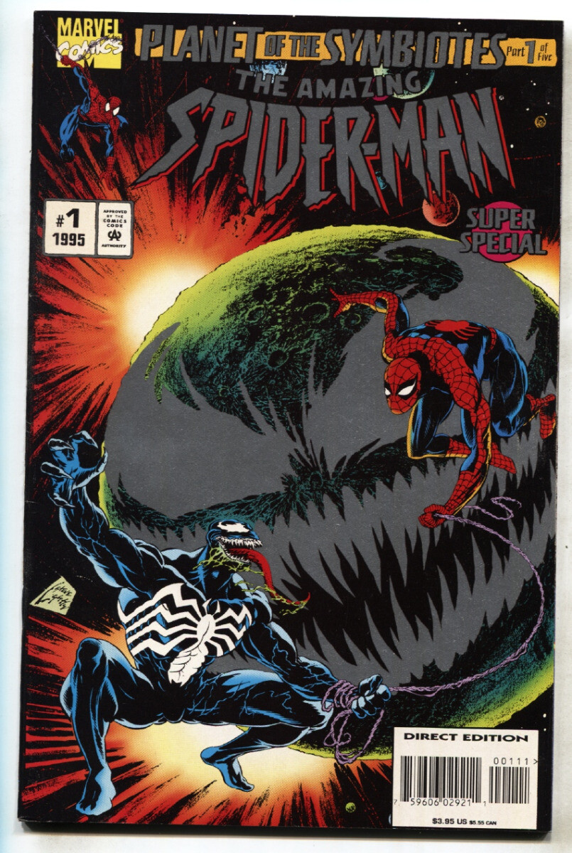 AMAZING SPIDER-MAN Super Special #1 1995-Venom-Planet of Symbiotes | eBay