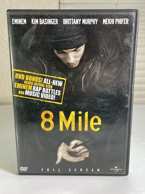 8 Mile (DVD, 2003, Full Frame Censored Bonus Materials) 25192330629| eBay