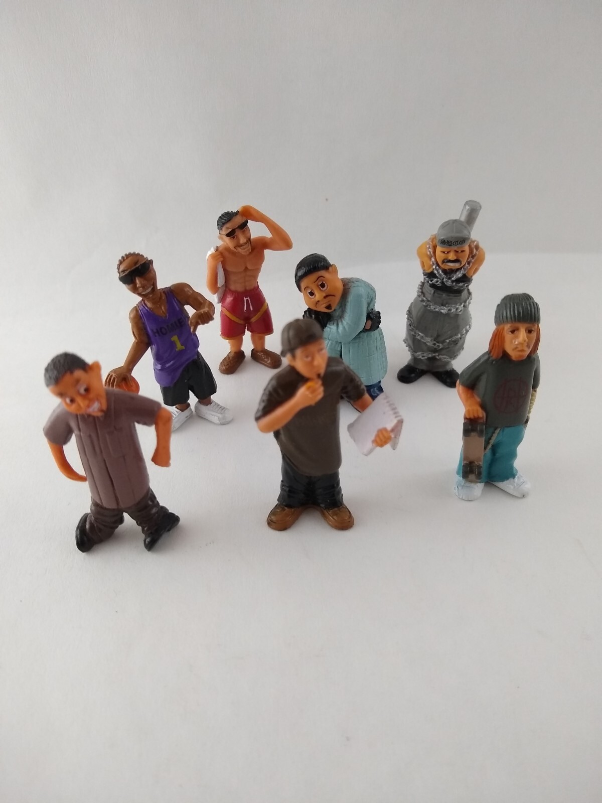 Homies Figures Lot of 7 Series 4,5,6 Gangsta Hoopa,Skater, Puppet,etc ...