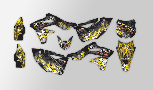 2008 - 2018 KAWASAKI KLX 140 MOTOCROSS KLX140 GRAPHICS KIT ROCKSTAR ...