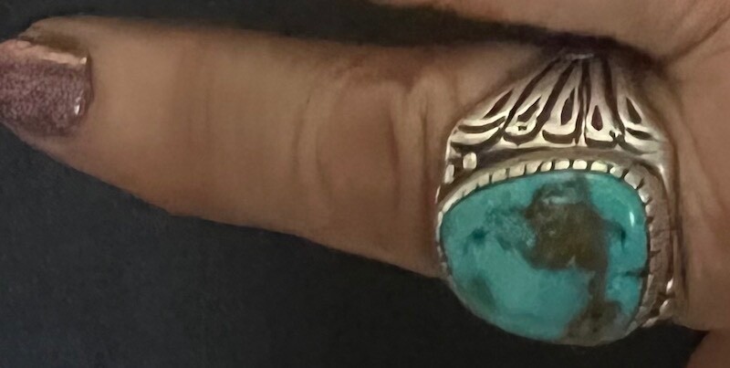 Best Early Navajo BisbeeTourquoise Ring Signd Tommy Singer Sterling ...