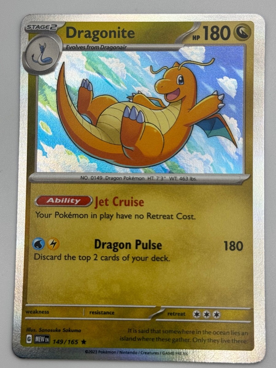 Dragonite Pokemon Card