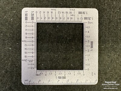 WW2 German Map Case Ruler – Planzeiger Replica | eBay