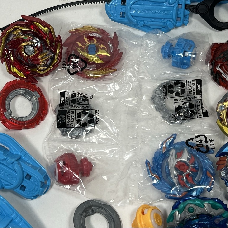 Beyblade Burst, Diabolos + Parts And Pieces And Launchers Assorted Lot ...