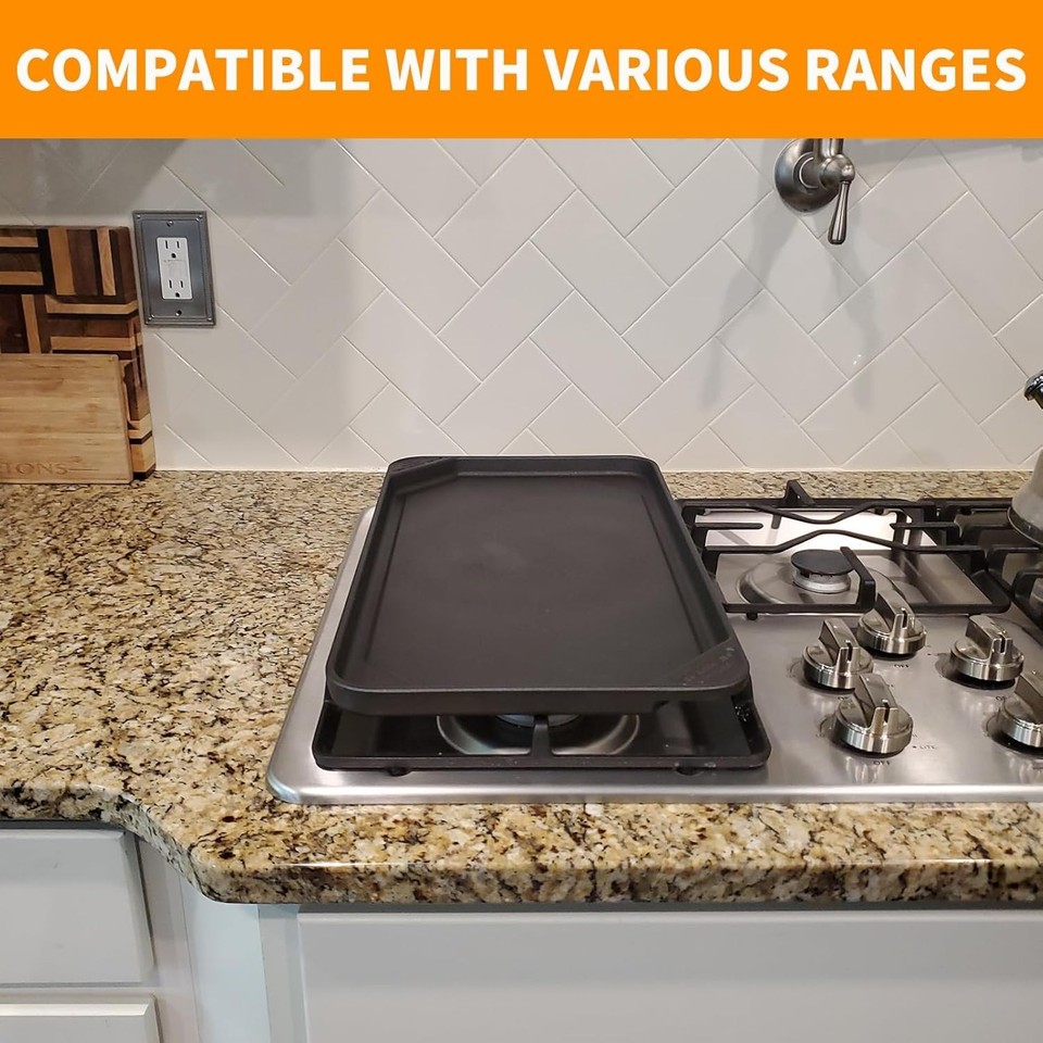 4396096RB Replacement Griddle for Whirlpool Stove Parts, W10297135 Cast ...