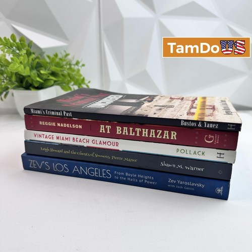 Lot of 5 Books – Miami History, Food, Culture & Los Angeles Biography ...