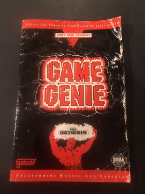 game genie genesis Code Book | eBay