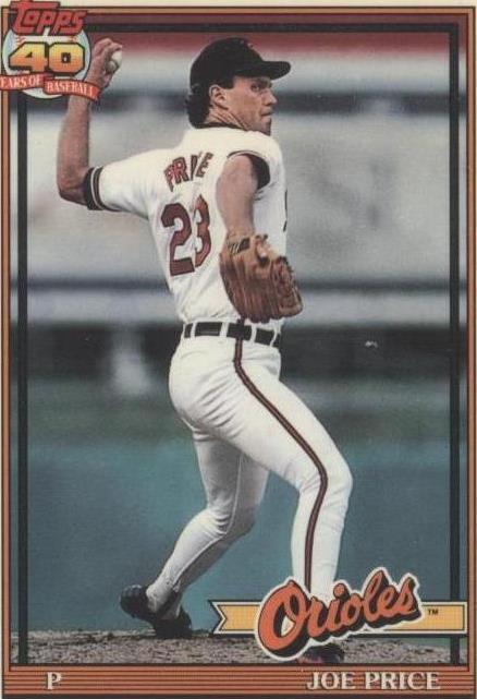 1991 Topps - Joe Price #127 Collector's Edition (Tiffany) for sale ...