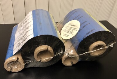 2x New Relizon FID10675XC Thermal Wax Transfer Ribbon 4.17" x 1499 ...