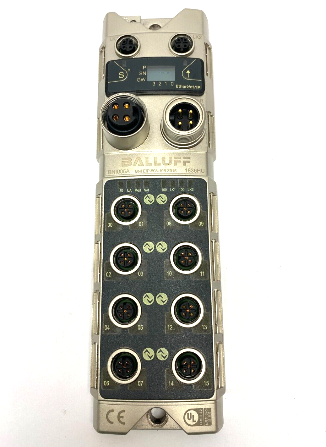 Balluff BNI006A EtherNet/IP Digital I/O Fieldbus Unit BNI EIP-508-105 ...