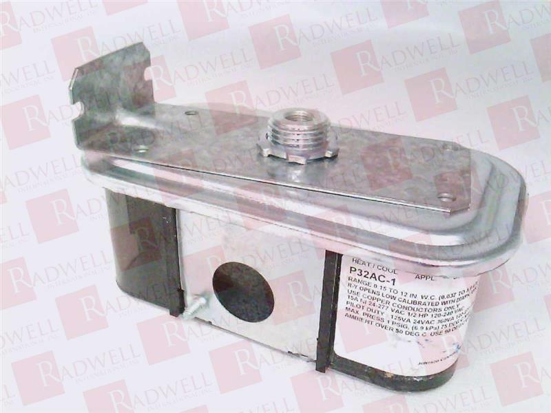 Johnson Controls P32ac-1 P32AC1 Differential Pressure Switch P32 Series ...