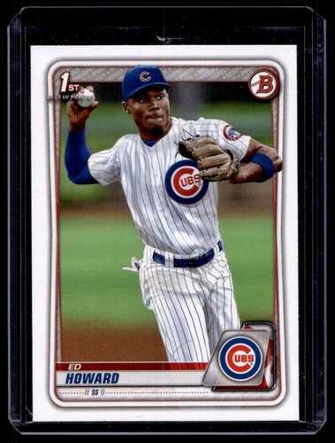 2020 Bowman Draft Ed Howard G10 Chicago Cubs #BD-98 | eBay