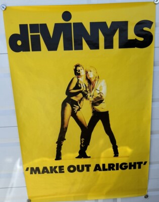 Vintage Original Poster Divinyls “Make Out Alright” 1980s music Huge ...