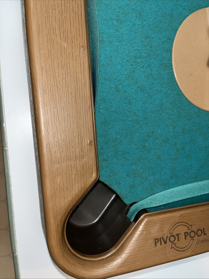 Vintage Milton Bradley Pivot Pool Table Top Game 1972 With Original Box ...