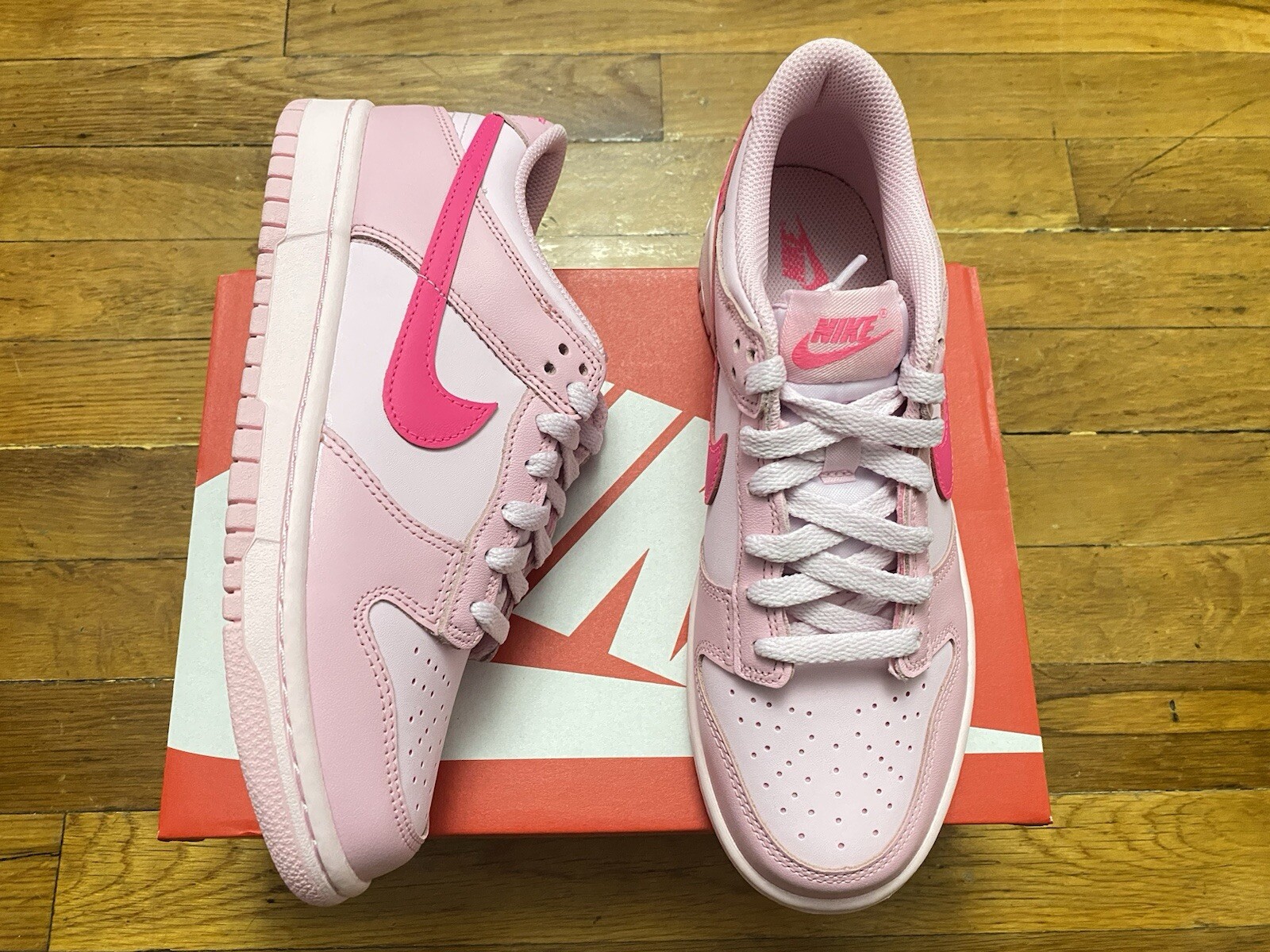 Size 8C - Nike Dunk Low Triple Pink Barbie TD - SHIP TODAY | eBay