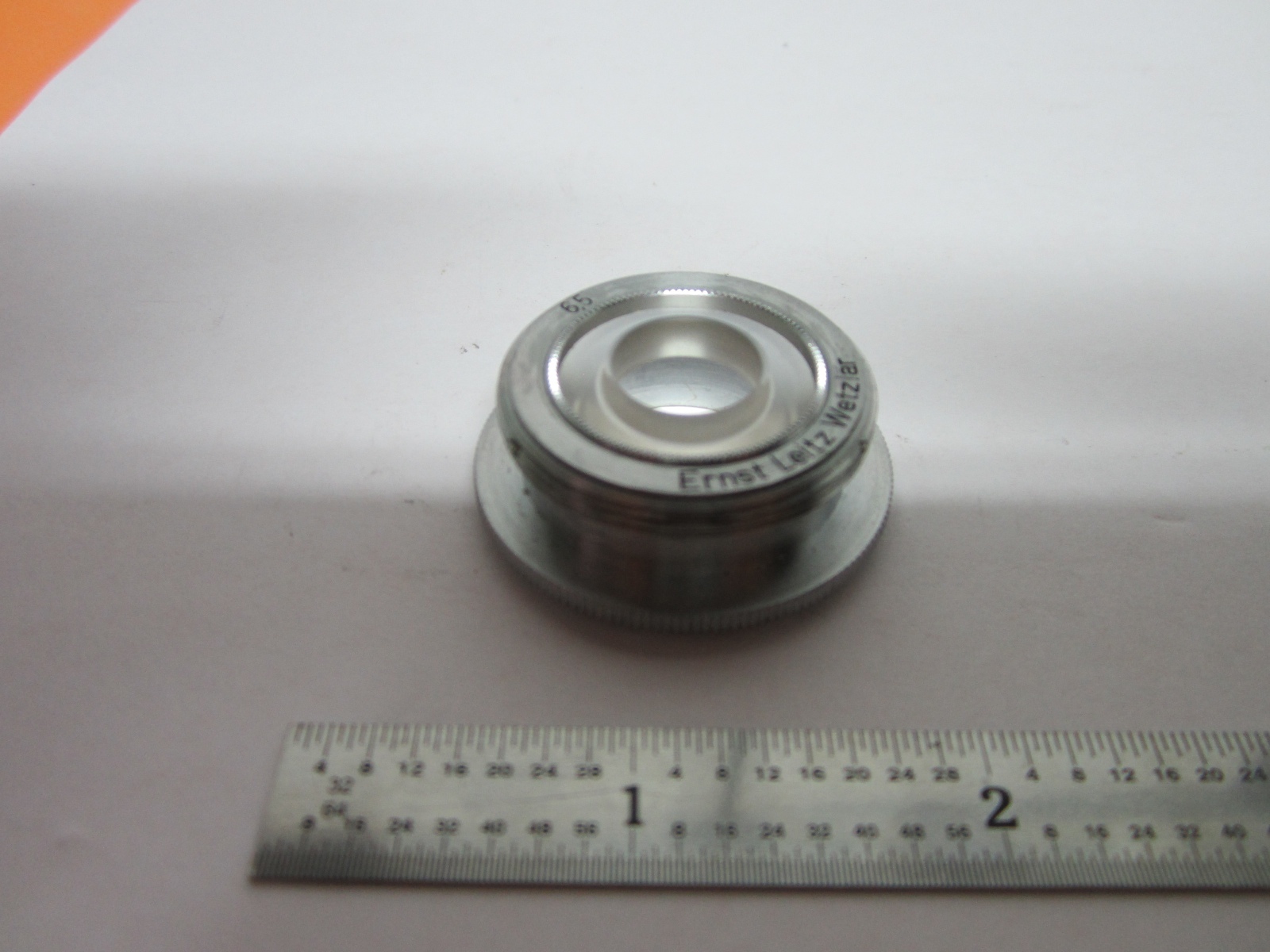 VINTAGE LEITZ CONDENSER 6.5 MICROSCOPE OPTICS BIN#A2-H-3 | eBay