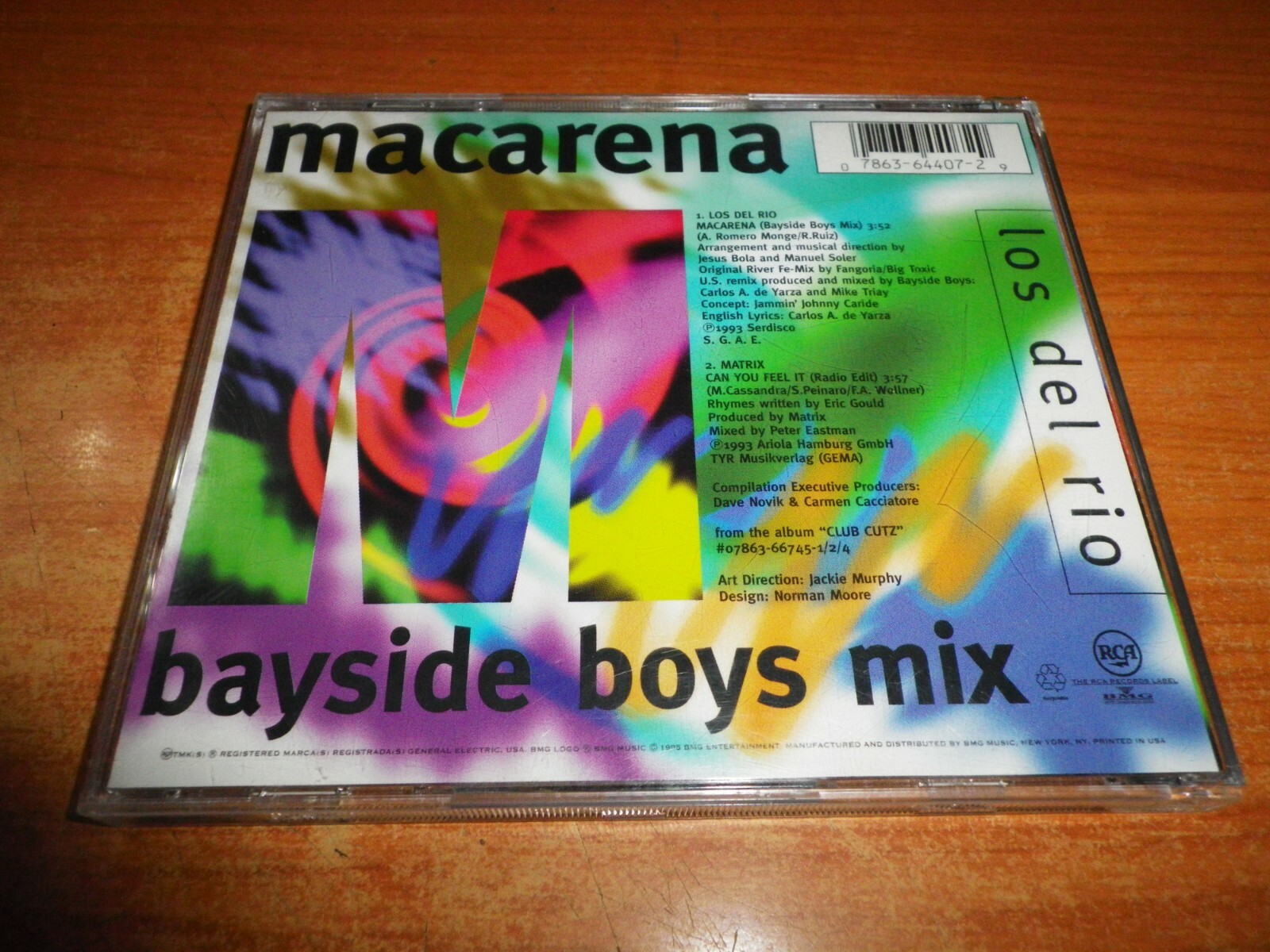 LOS DEL RIO Macarena ( Bayside boys mix ) / Matrix REMIXES CD SINGLE ...