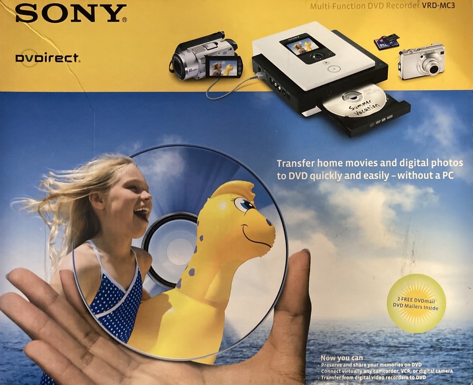 Sony DVDirect VRD-MC3 Multi-Function DVD Recorder 27242702042| eBay