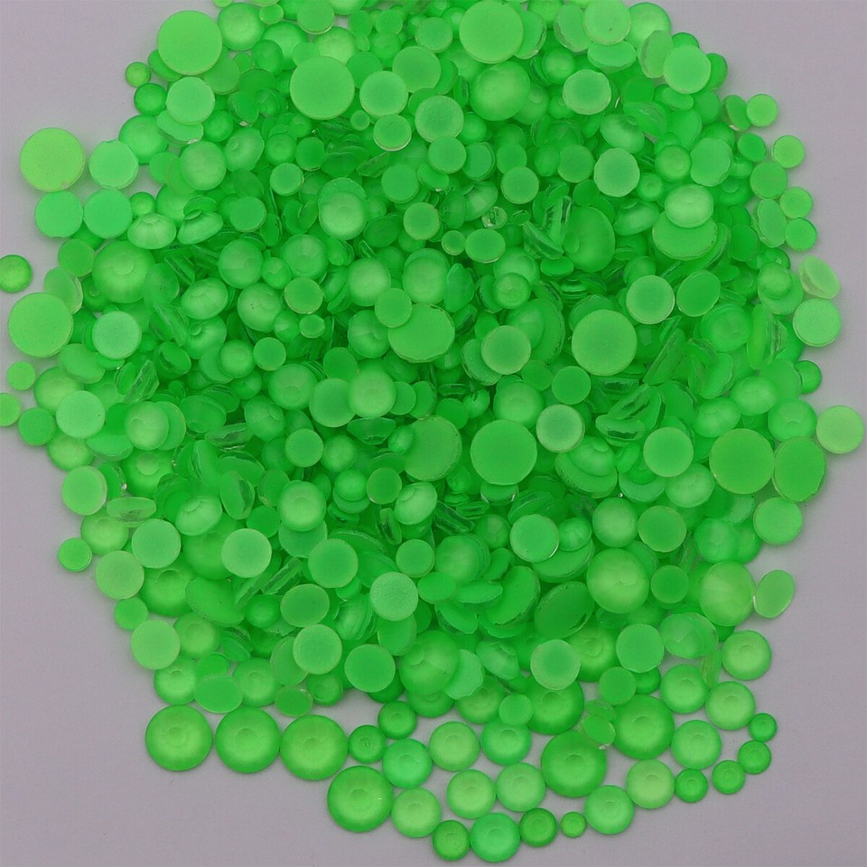 Noctilucent Rhinestones Candy Colors Fluorescent Neon Non Hot Fix Glass ...