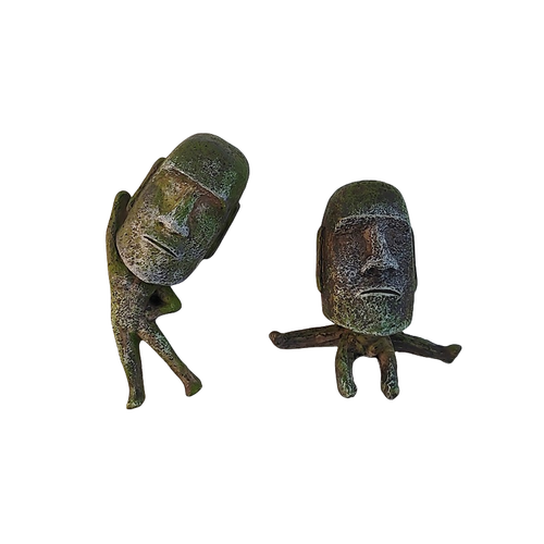 2PC Chile Rapa Nui Moai Fridge Magnet Refrigerator Sticker Home Resin ...
