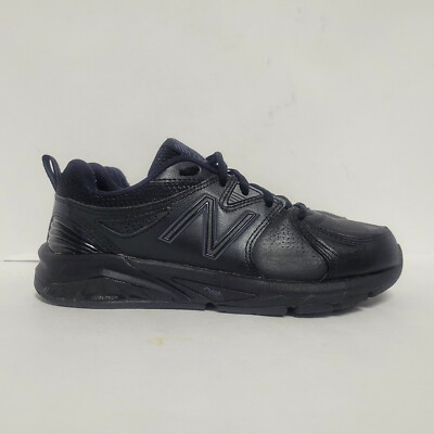 New Balance 857 V2 Shoes Sz 7 EE Wide Black Walking Trainer Slip ...