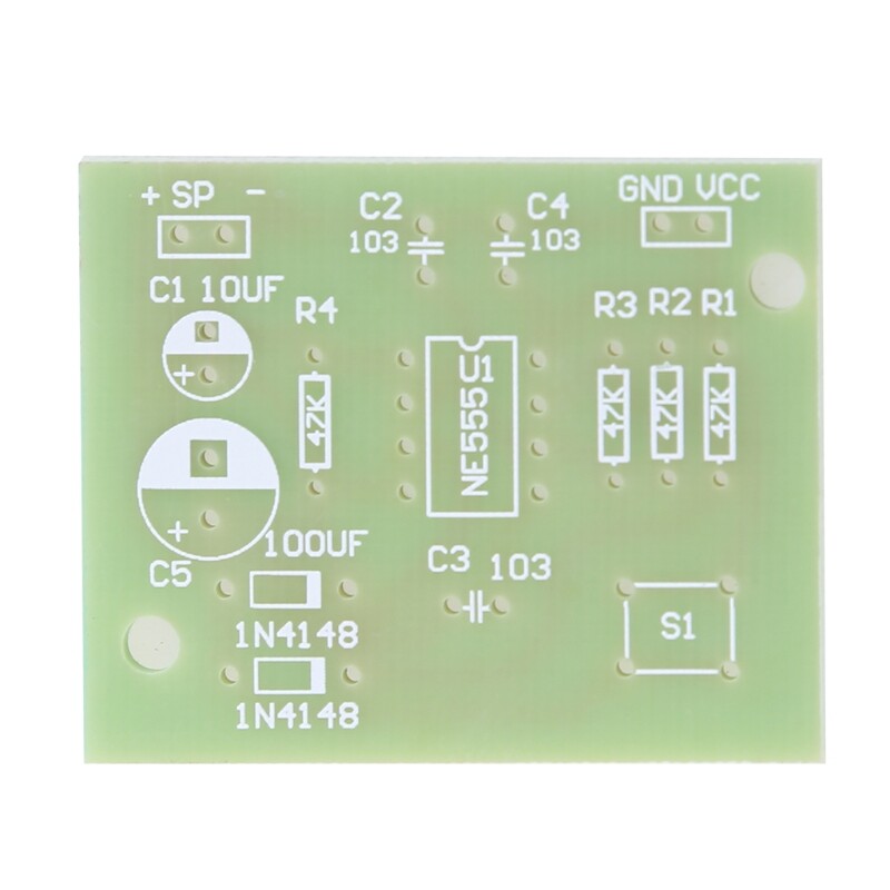 NE555 Buzzer Electronic DIY Tone Generator LED 0.25W Speaker | eBay