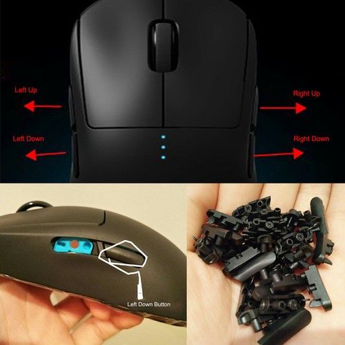 Ersatz Maus Side Button Keys Tasten Set für Logitech G Pro Wireless ...