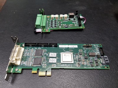 3 pack of VRC7008L 8-Channel DVR PCIe Add-in Card with alarm I/O card ...