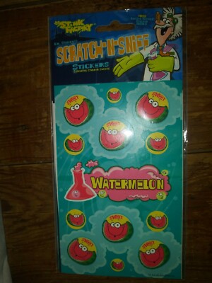 The Stink Factory Scratch and Sniff Stickers unique watermelon set of 2 ...