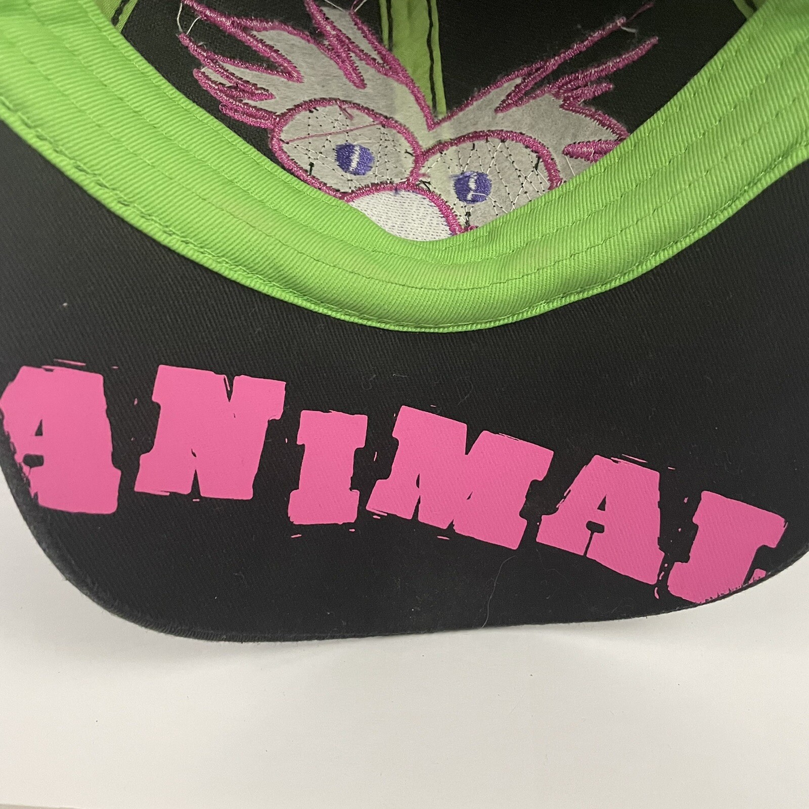 Disney The Muppets Animal Snapback Graphic Hat Cap Adjustable Neon Pink ...