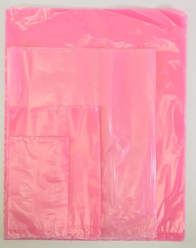 Pink Open Ended Anti-Static Bag AntiStatic Poly Bags 4mil 2mil ...