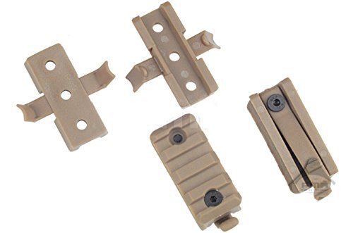 4PCS Tactical Airsoft Helmet Picatinny Rail Accessories Plastic ...