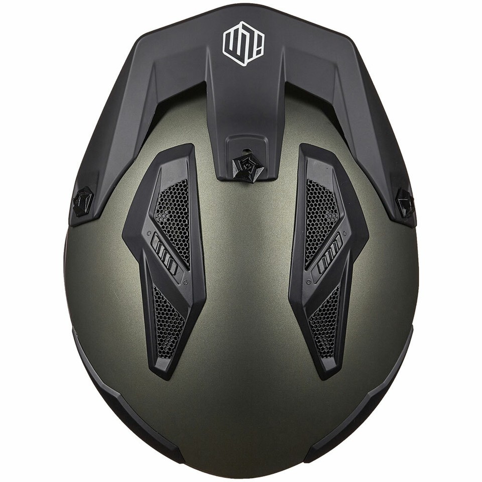 ILM Open Face 3/4 Motorcycle Half Helmet for Moped ATV Cruiser Scooter ...