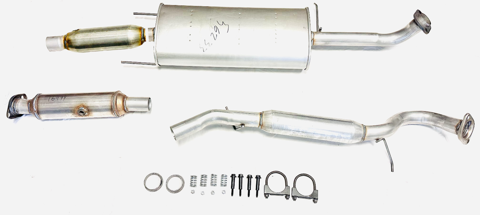 Fits: 2009 2010 2011 2012 Ford Escape 2.5L Cat converter, Resonator ...